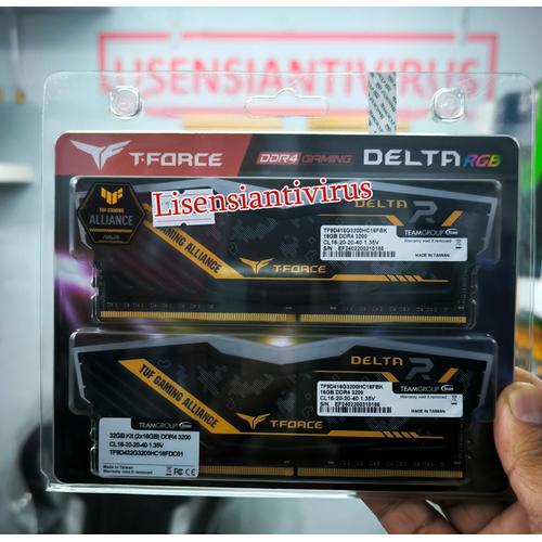 Jual RAM PC TEAM TFORCE Delta TUF Gaming RGB 32GB DDR4 (16GBX2) kit ...