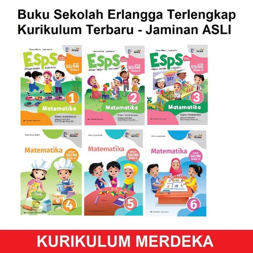 Jual Buku Pelajaran ESPS Matematika SD MI Kelas 1 2 3 4 5 6 Dhesy Gunanto Wono Kurikulum Merdeka ...