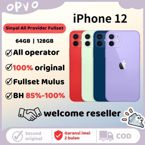 Jual iPhone 12 Second Original 256GB/128GB/64GB Second Mulus ...