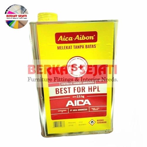Jual Lem Aica Aibon S+ Plus 2.5 KG Lem Hpl Decosheet Karet Kulit Kayu Busa Karpet Vynil Vinyl ...