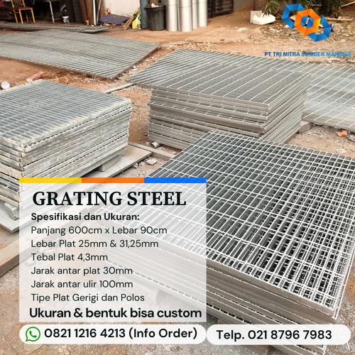 Jual GRATING STEEL GALVANIS BISA CUSTOM - Kab. Bogor - kawatstore ...