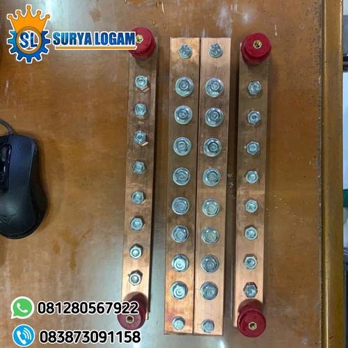 Jual busbar tembaga 3mm x 30mm x 200mm - busbar grounding - Jakarta ...