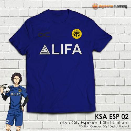 Jual Kaos Anime Ao Ashi Tokyo City Esperion Uniform Jersey KSA ESP 02 ...
