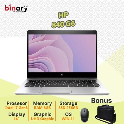 Jual Laptop HP i7 840 G6 Core i7 Gen8 RAM 8GB SSD 256GB Windows 11 Bergaransi - Standard - Kota ...