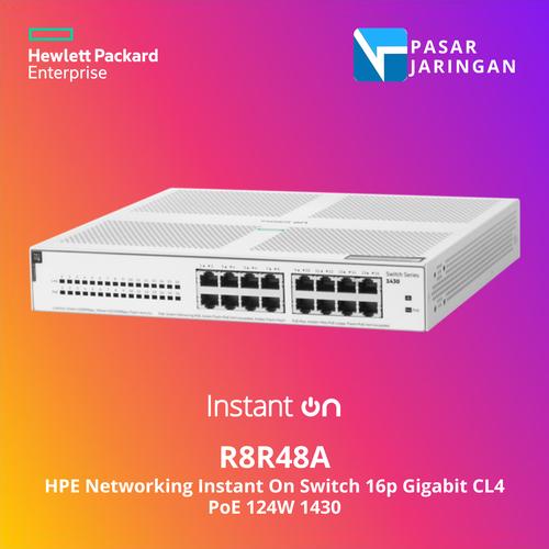 Jual HPE R8R48A ARUBA Instant On 1430 16G Class4 PoE 124W Switch ...