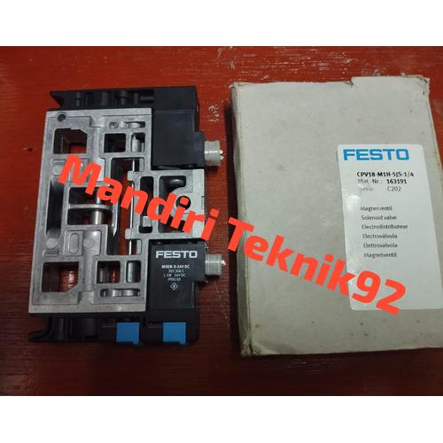 Jual SOLENOID VALVE FESTO CPV18-M1H-5JS-1/4 - Jakarta Barat - mandiri teknik92 | Tokopedia