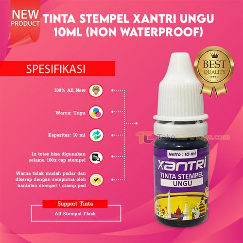 Jual Tinta Isi Ulang Stamp Stampel Stempel Flash Warna 10ml Tahan Air ...