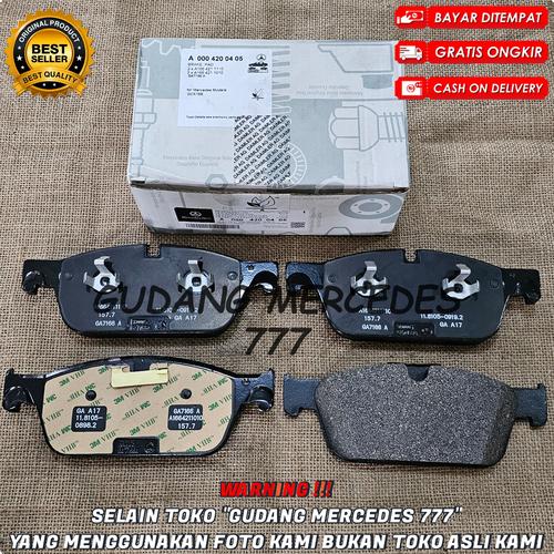 Jual KAMPAS REM BRAKE PAD DEPAN MERCEDES BENZ W166 ML400 ORIGINAL ...