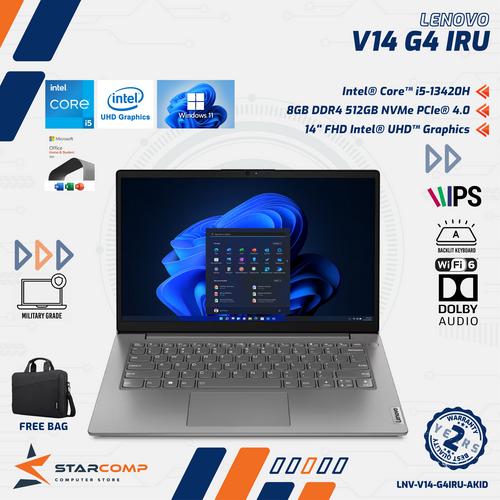 Promo LENOVO V14 G4 IRU Core i5-13420H 8GB SSD 512GB 14" FHD IPS W11 ...