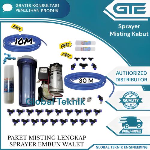 Jual Mesin Embun Walet Lengkap Set 32 Titik Nozzle Sprayer Misting ...