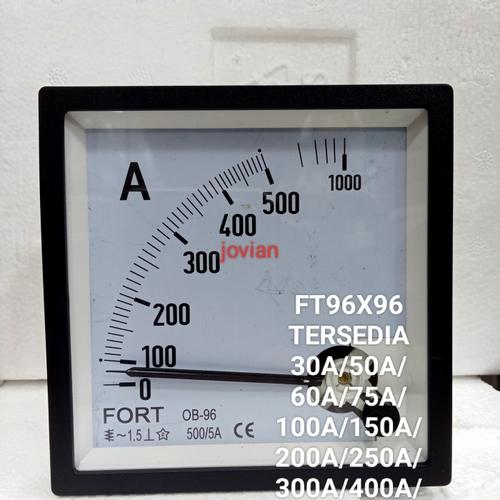 Jual Ampermeter 30A/50A/60A/75A/100A/150A/200A/250A/300A/400A FT 96x96 - 200a - Jakarta Barat ...