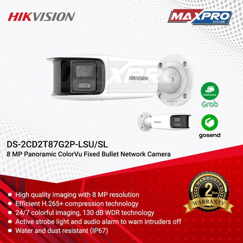 Jual DS-2CD2T87G2P-LSU/SL - HIKVISION IP 8MP PANORAMIC COLORVU BULLET CAMERA - Jakarta Barat ...