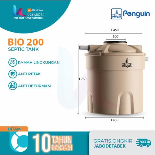 Promo Septic Tank PENGUIN BIOROTECH 2000 Liter Tangki Septik BIO 200 ...