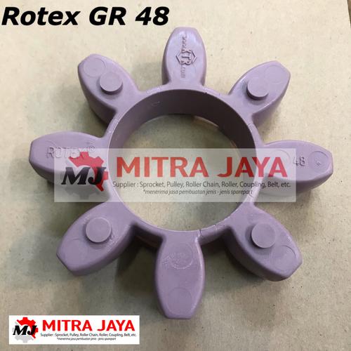 Jual RUBBER COUPLING ROTEX GR 48 ( KARET KOPLING ROTEX ) ELEMEN ELEMENT ...