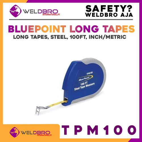 Jual BluePoint TPM100 Long Tapes, Steel 100ft, Inch/Metric, Alat ...