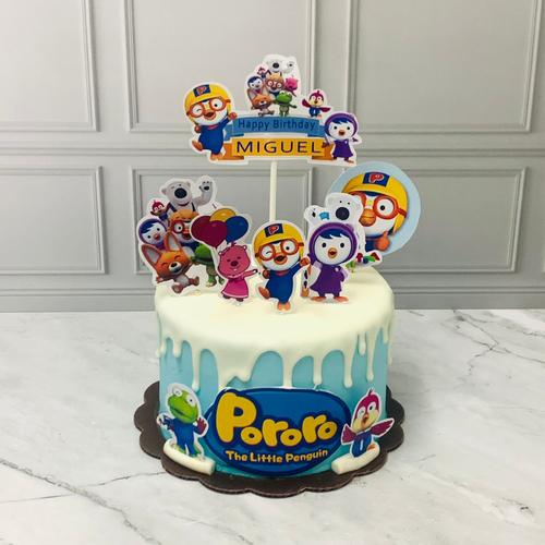 Jual Kue Ulang Tahun / Birthday Cake Tema Pororo / Kue Ultah Costum ...