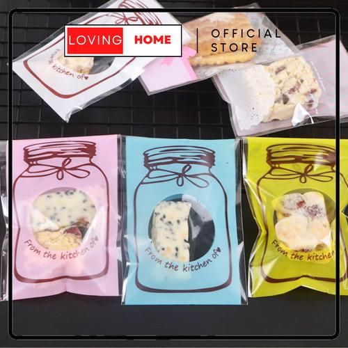 Jual Plastik kue kering cookies motif botol packaging kemasan - Kota ...