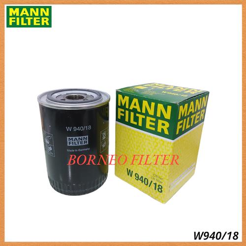 Jual W940/18 Mann Oil Filter Oli LF4056 BT292 J8611940 P559418 SFO4018 ...