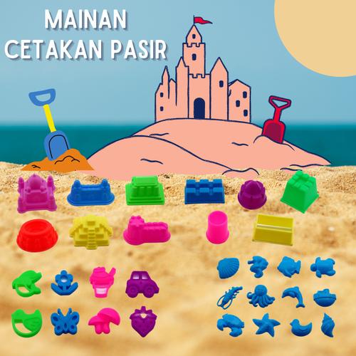 Jual Mainan Cetakan Pasir ajaib Mainan Anak Cetakan Pasir Banyak Varian ...