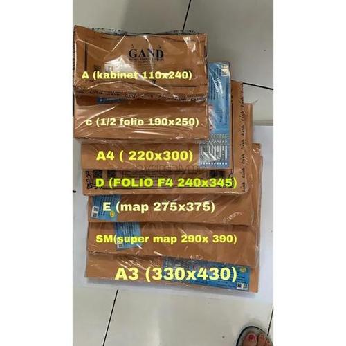 Jual MAP / AMPLOP COKLAT DENGAN SEAL UKURAN A3 330 X 430 MM / MAP ...