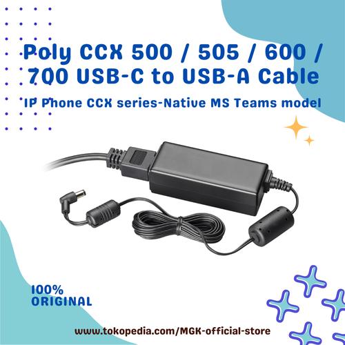 Jual Poly CCX 500/505/600/700 USB-C to USB-A Cable (5 PCS) - GARANSI ...