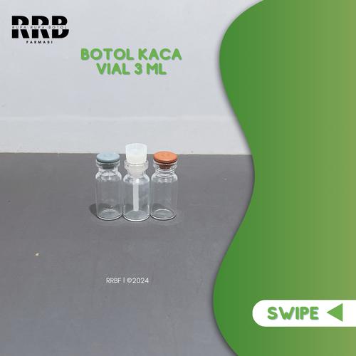 Jual Botol kaca vial 3ml - Botol tester 3ml - Botol pinisilin 3ml - 4ml ...