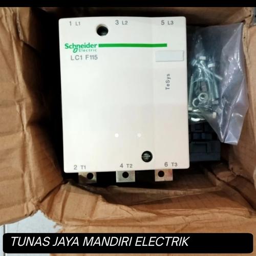 Jual ORIGINAL SCHNEIDER CONTACTOR LC1-F115 SCHNEIDER 115A -220V+AC 3P ...