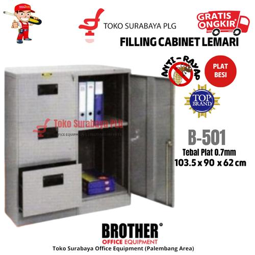 Jual Brother Filling Cabinet Besi 3 laci Brother B 501 Direction Cabinet 3 laci Plat Besi Laci ...