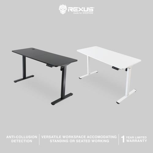Promo Rexus Standing Desk Electric Rise Adjust 4 Step Ketinggian Cicil ...