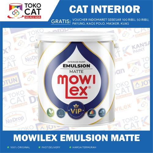 Jual Cat Tembok Interior | MOWILEX EMULSION VIP PUTIH PRIMA E1000 ...