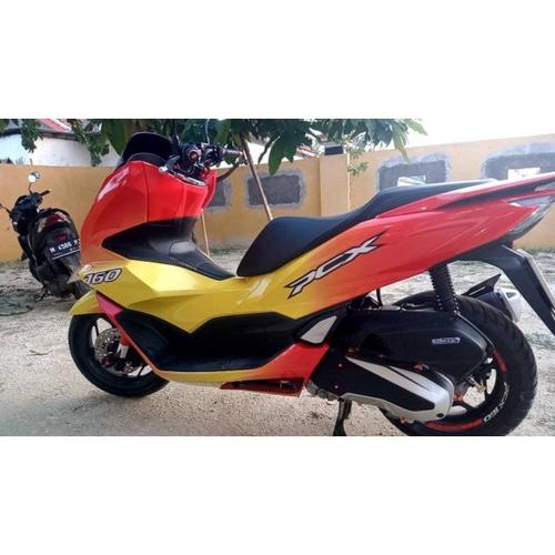Jual Decal Sticker Pcx 160 4 Valve Gradasi Dua Warna Biru Merah Variasi ...