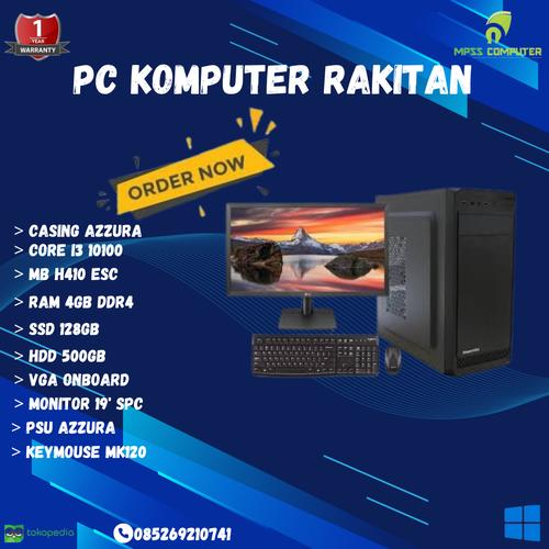 Jual PC Komputer Rakitan Core i3-10100/f Ram 4 GB - Kota Bandar Lampung ...