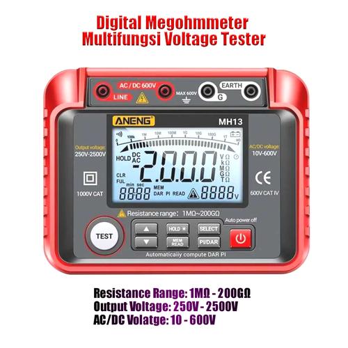 Jual Digital Insulation Tester high voltage Megger Meger Test Megohm ...