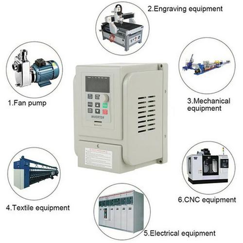 Jual Frequency Inverter Converter VFD 2hp 1.5kw/2.2kw/4kw input 1phase 220V output 3phase 220V ...