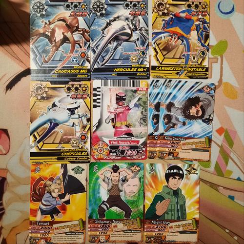 Jual Paket Kartu Arcade Lama Naruto, Gacchu Guts dan Power Rangers ORI ...
