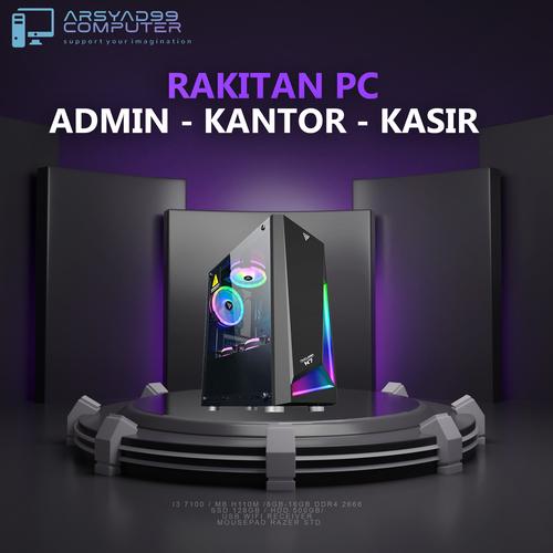 Jual PC Rakitan Murah Intel Core i3 7100 | RAM 8GB | HDD & SSD ...