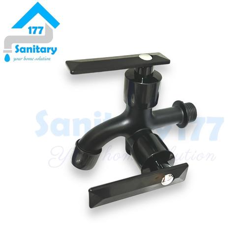 Jual Kran shower cabang hitam minimalis FC- keran air shower mandi ...