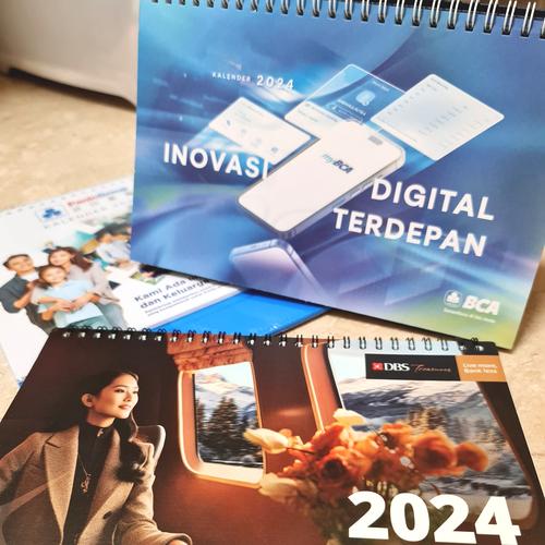 Jual KALENDER MEJA BANK 2024 BARU BCA DANAMON INDOLIFE MEGA DBS PANIN ...