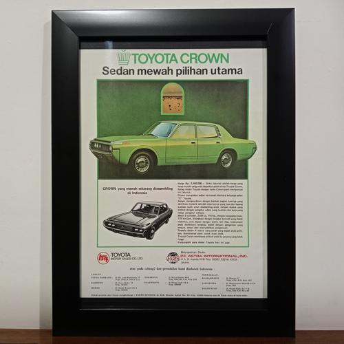 Jual Wall Decor Iklan TOYOTA CROWN Jadul - Pajangan Mobil Antik Tua ...