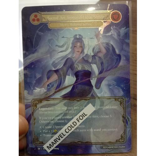 Jual Sacred Art: Immortal Lunar shrine// Inner Chi [MARVEL COLD FOIL ...