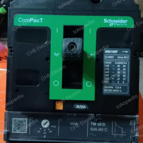 Jual MCCB NSX100F 50A (36kA) TM50D NSX 100F 50A C10F3TM050 - 16A ...