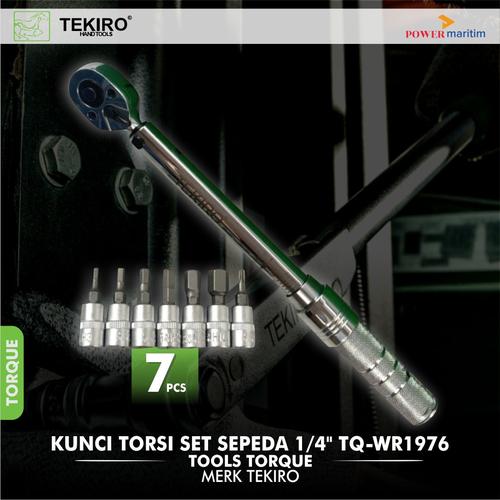 Jual Kunci Torsi Set Sepeda Merk Tekiro 1/4" Type TQ-WR1976 Dr Torque ...