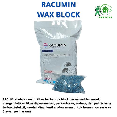Jual Racumin wax block racun tikus bayer efektif basmi semua jenis ...
