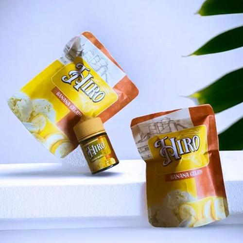 Jual Hiro V3 Banana Gelato Ice Cream Freebase 60ML 3MG 6MG Jozojo ...
