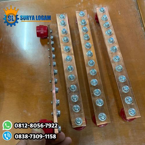 Jual busbar grounding lubang 3mm - Murni tembaga - Jakarta Barat - SURYA LOGAM SHOP | Tokopedia