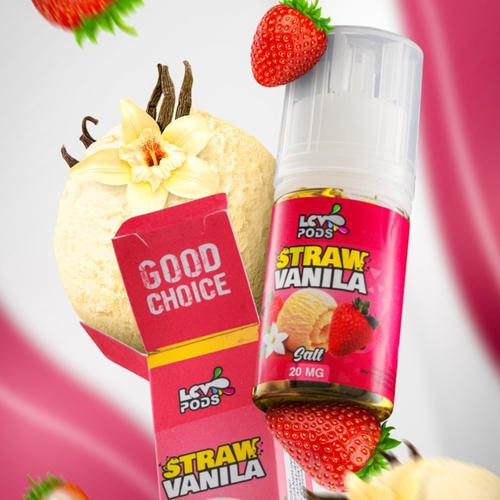 Jual LCV Pods Straw Vanila Salt Nic 30ML by LCV Juice / Liquid LCV Salt ...