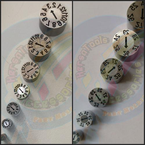 Promo Date Stamp Mold Bulan | Tahun Ø4|6|8|10|12|16|20mm Marking| Date ...