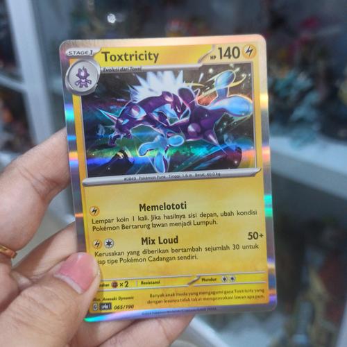 Jual toxtricity sv4a TCG Pokemon holo - Kab. Tangerang - Brobrickz ...
