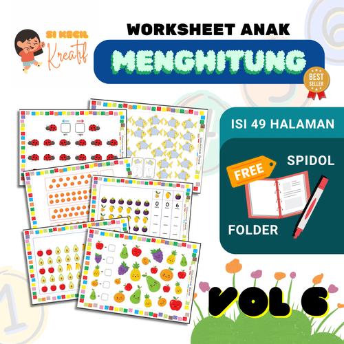 Jual Volume 6 - Menghitung - WORKSHEET BUKU BELAJAR AKTIFITAS DAN ...
