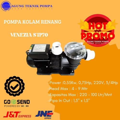 Jual Pompa Kolam Renang STP 75 VENEZIA /Swimming Pool Pump 0,75 HP ...